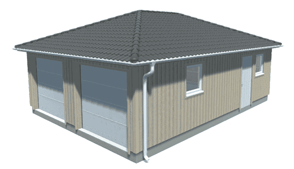 Dubbelgarage – precis som du vill ha det – Mellby Home