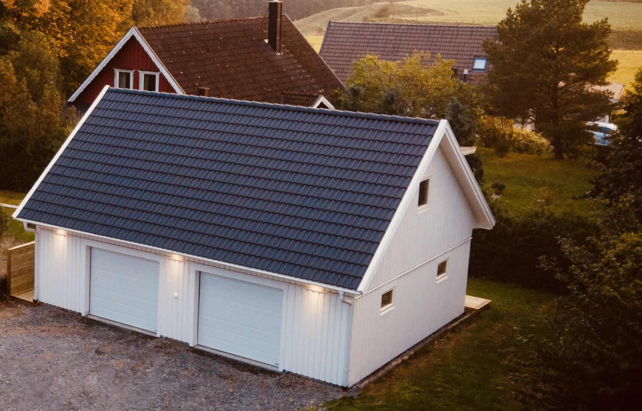 Garage med loft 18273 – Mellby Home