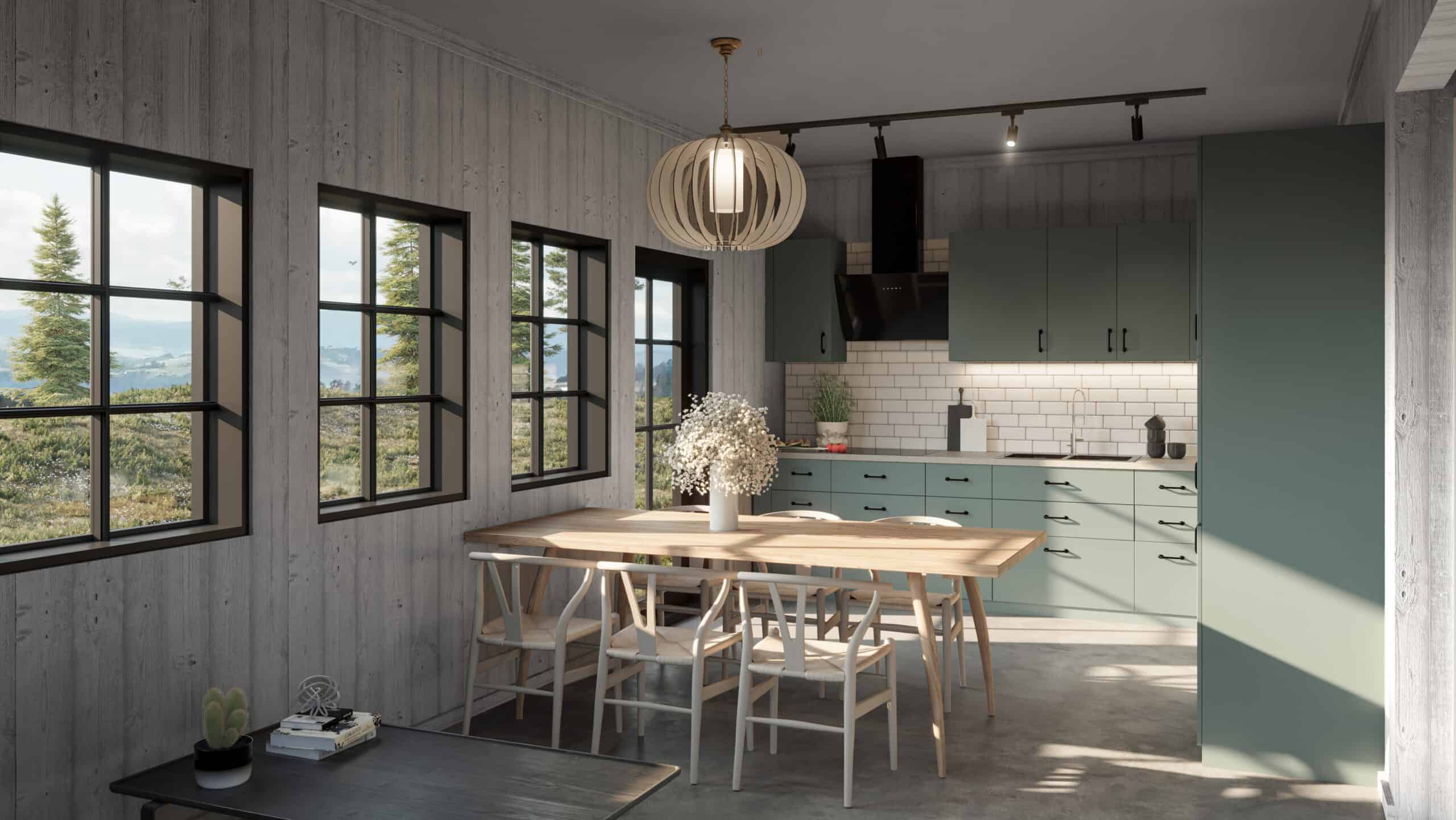 Parhus i fjällen med plats för 4-6 bäddar – Mellby Home