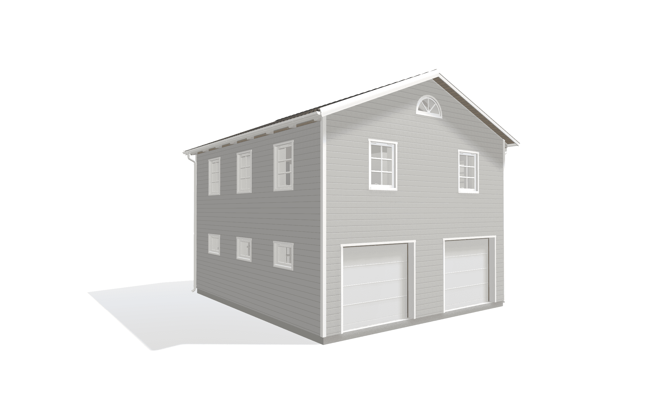 Garage med övervåning 17852 – Mellby Home