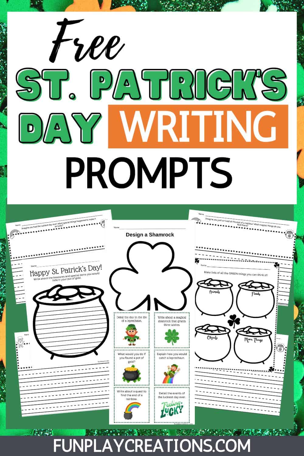 20 St. Patrick's Day Writing Prompts for Kids