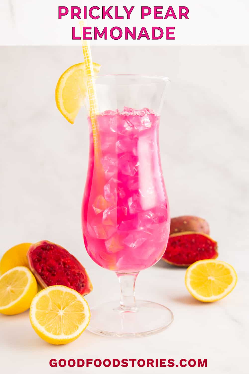 Prickly Pear Lemonade (Cactus Lemonade) - Good Food Stories