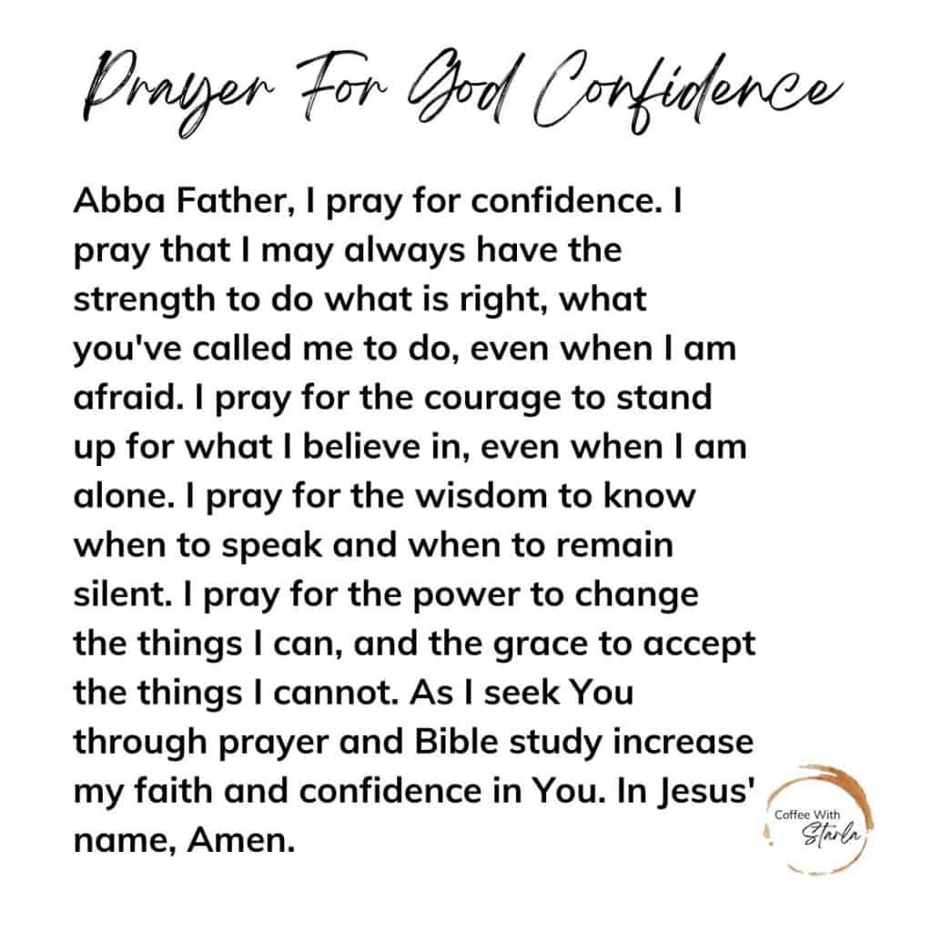 10 Powerful Verses On God Confidence - Coffee With Starla