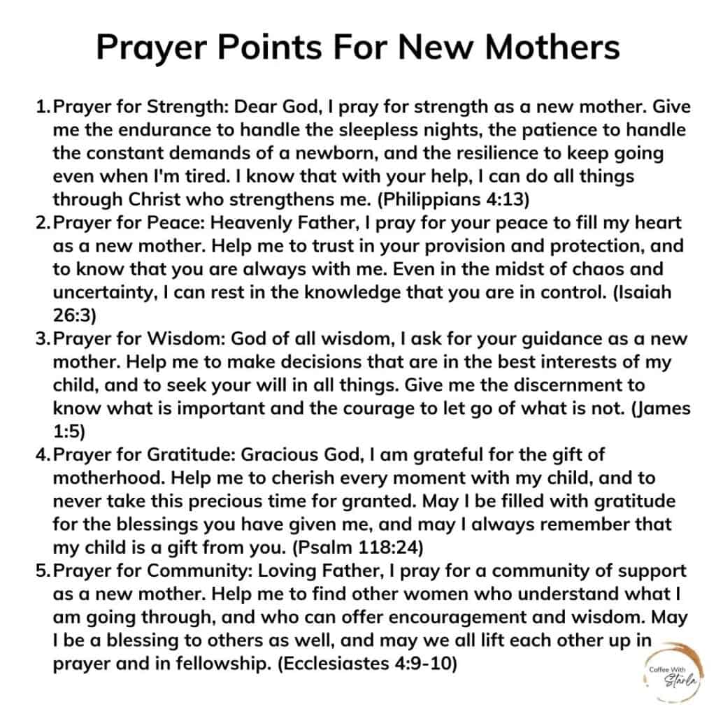 7 Prayers For New Parents + Prayer Points - Coffee With Starla
