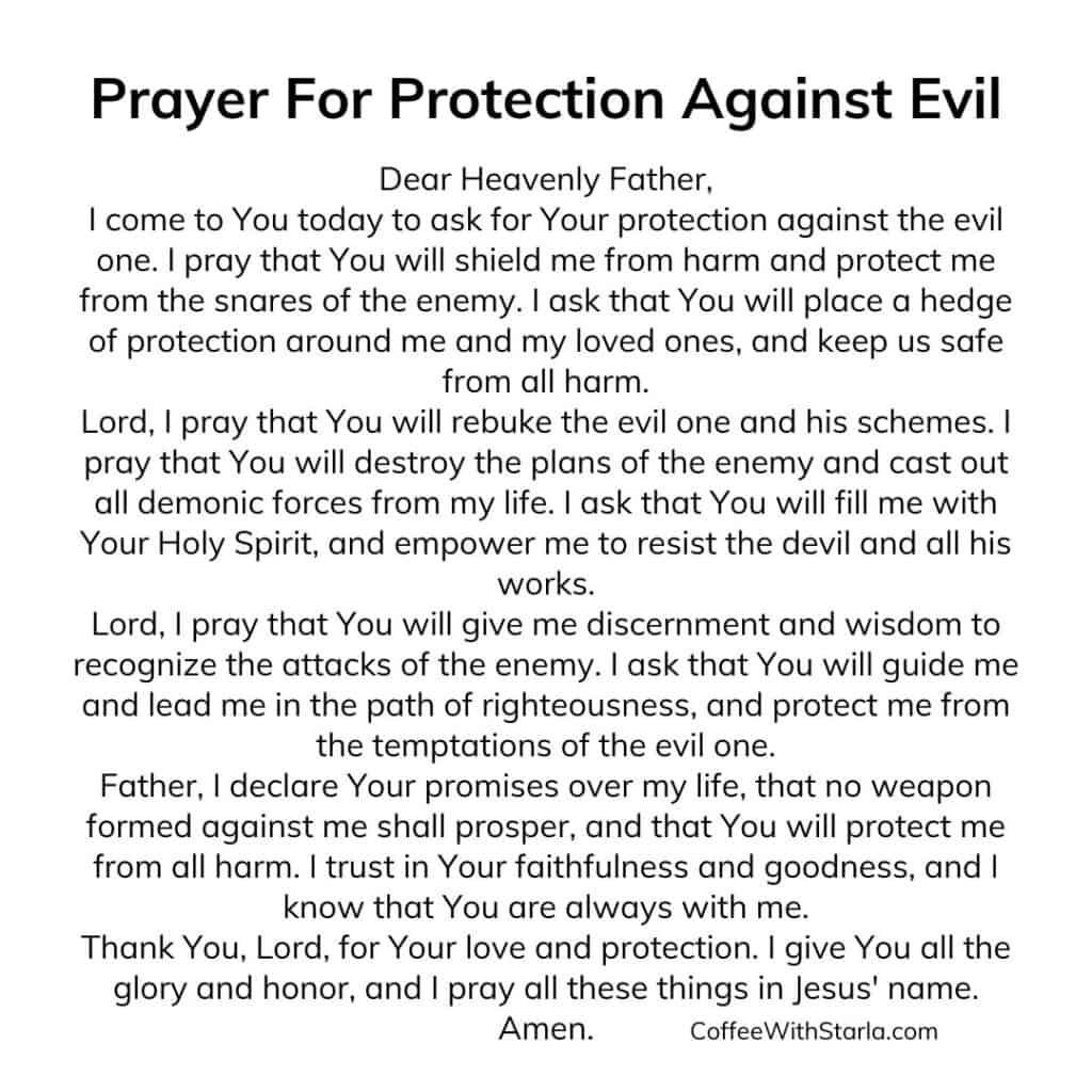 20 Warfare Prayer Points With Scriptures PDF - Coffee With Starla
