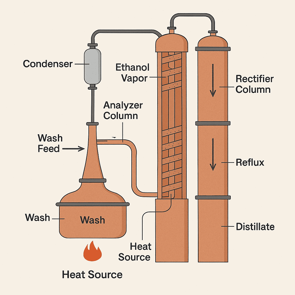 vodka distillation process