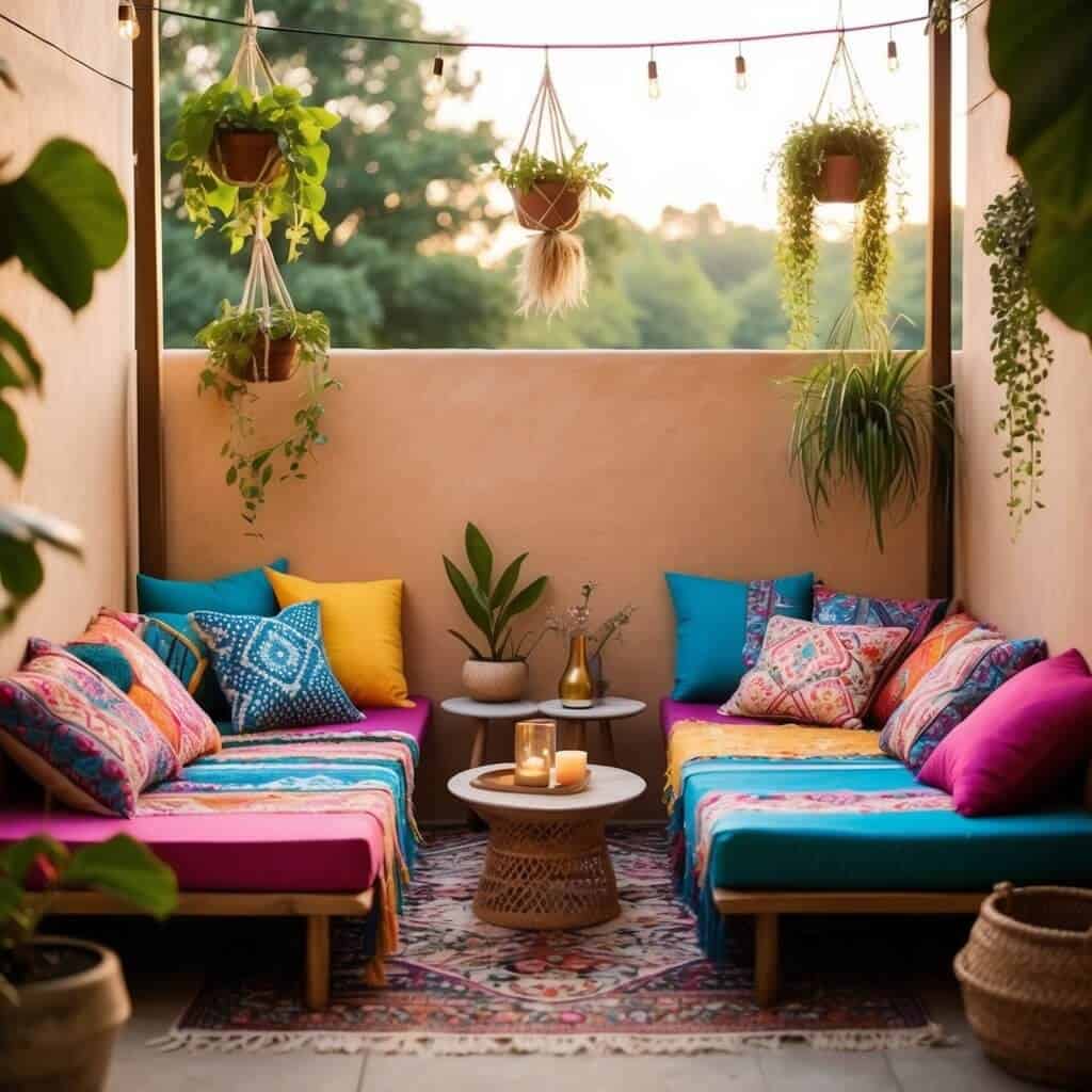 How to Create a Stunning Boho Outdoor Space - Home In The Pastures