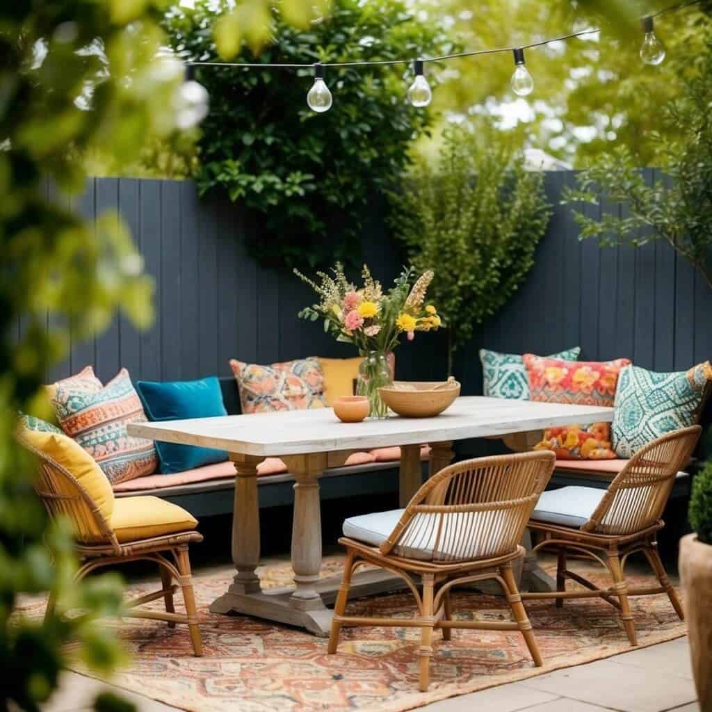 How to Create a Stunning Boho Outdoor Space - Home In The Pastures