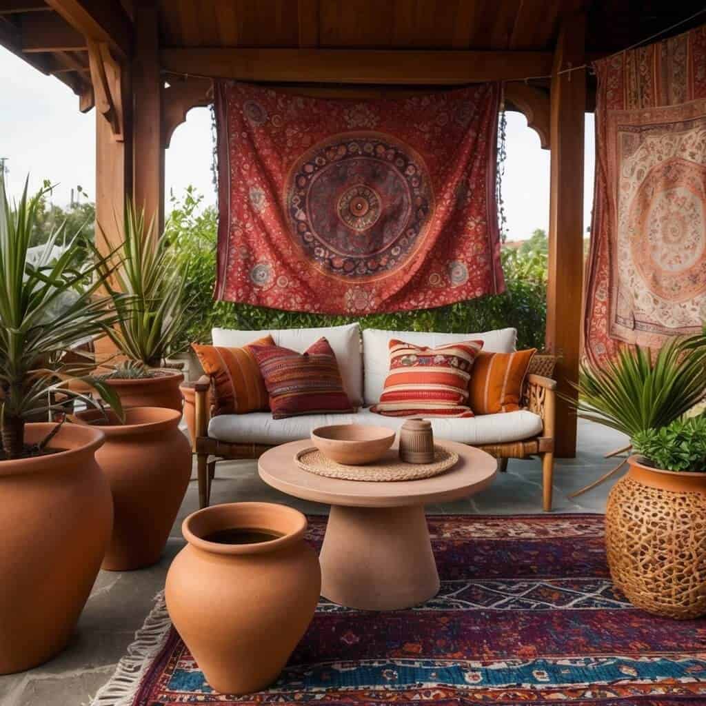 How to Create a Stunning Boho Outdoor Space - Home In The Pastures