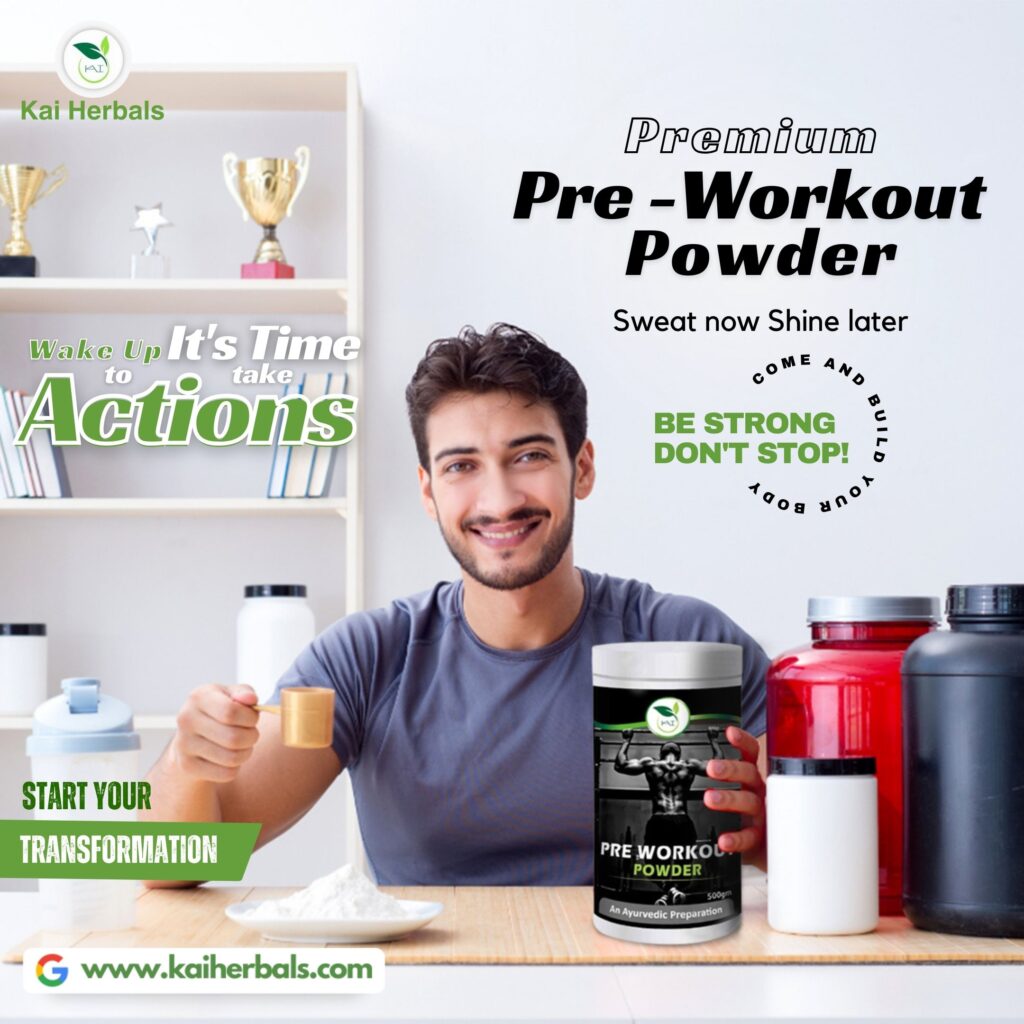 Pre Workout Gym Powder - Kai Herbals