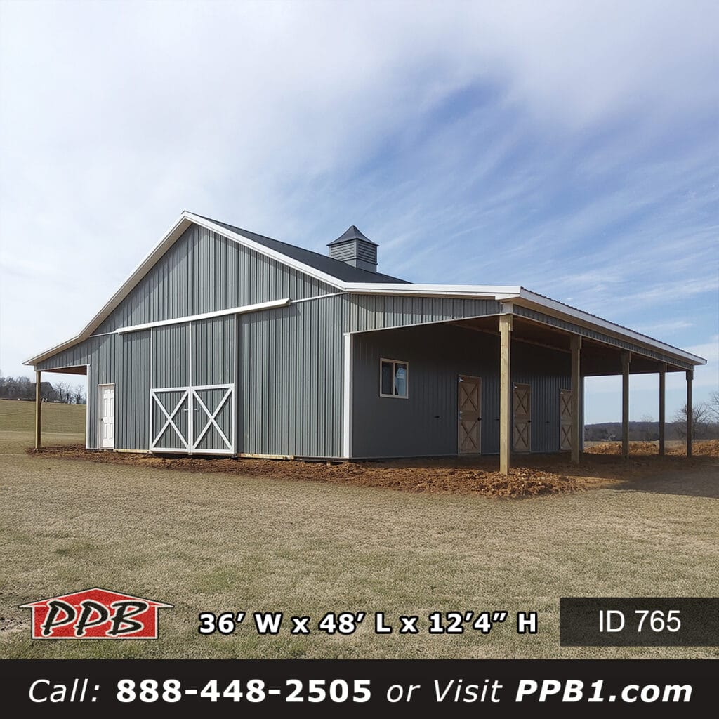 765 (36'Wx48'Lx12'H) | Pioneer Pole Buildings