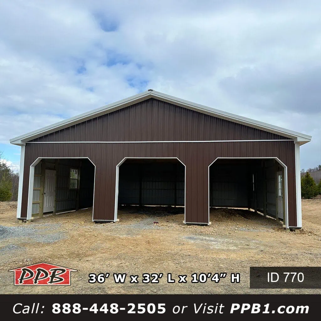 770 (36'Wx32'Lx10'H) | Pioneer Pole Building