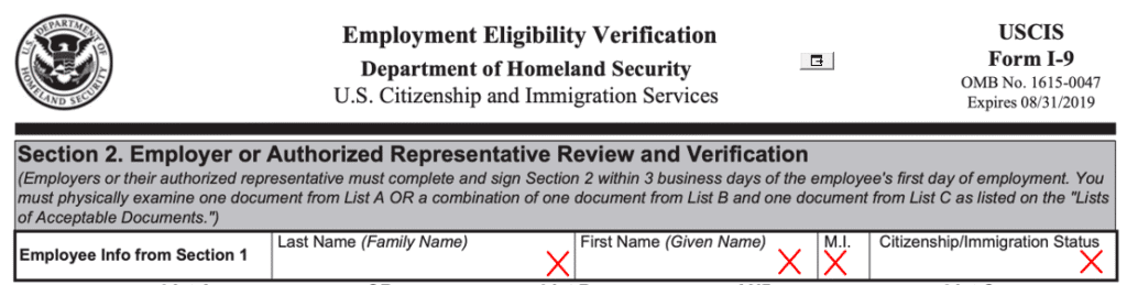 What Does a Blank I-9 Form Mean? Common Form I-9 Mistakes