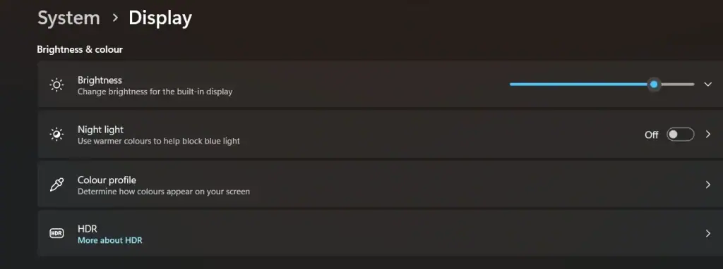 How To Adjust Display Brightness Settings Easily in Windows