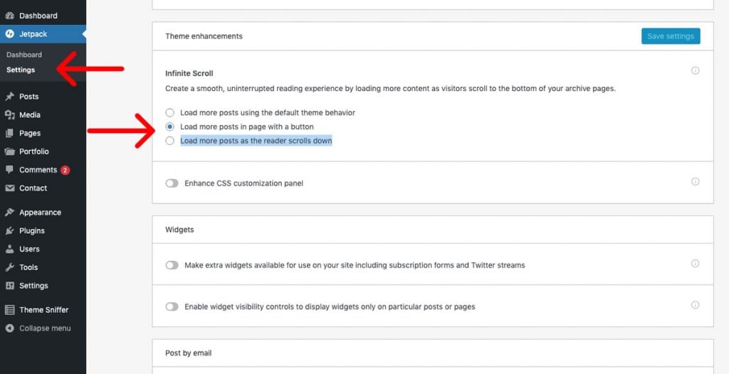 How to enable Jetpack infinite scroll - Viva Themes How to enable Jetpack infinite scroll - Viva Themes