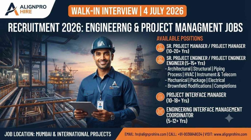 ALIGNPRO HIRE Recruitment 2026: Engineering & Project Management Jobs ...