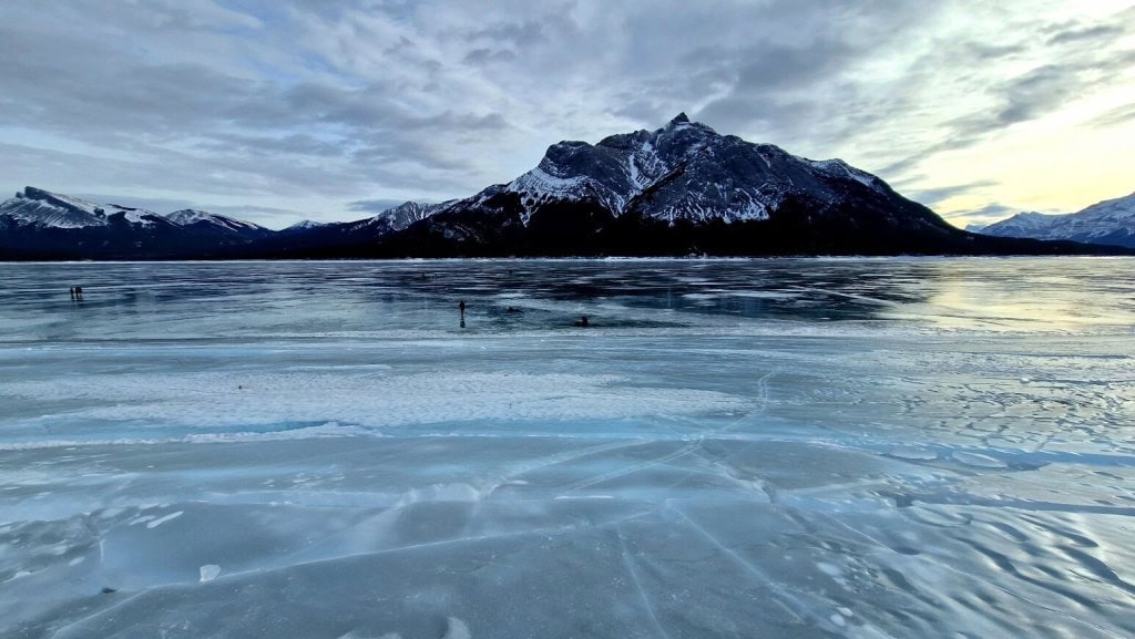 Abraham Lake / Kanada - Reiseblog und Reisebericht im Winter