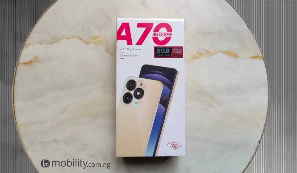 itel A70 Unboxing and Review - Mobility NG tech blog
