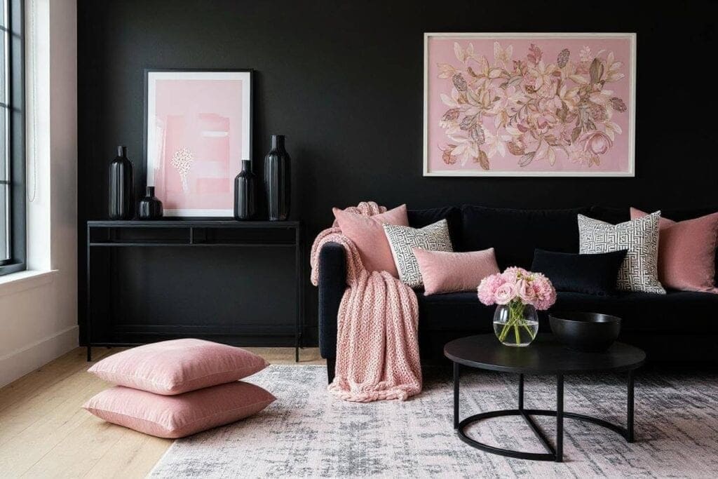 Stunning Black and Pink Room Decor Ideas for a Chic, Modern Home - Home ...