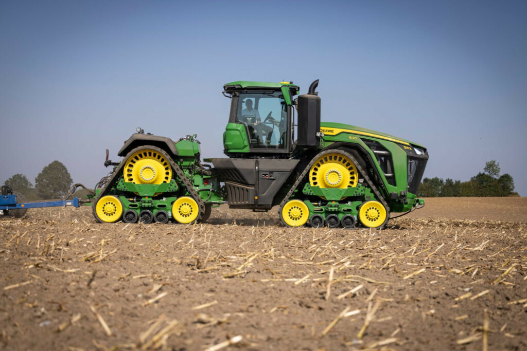 Test drive with John Deere 9RX 830