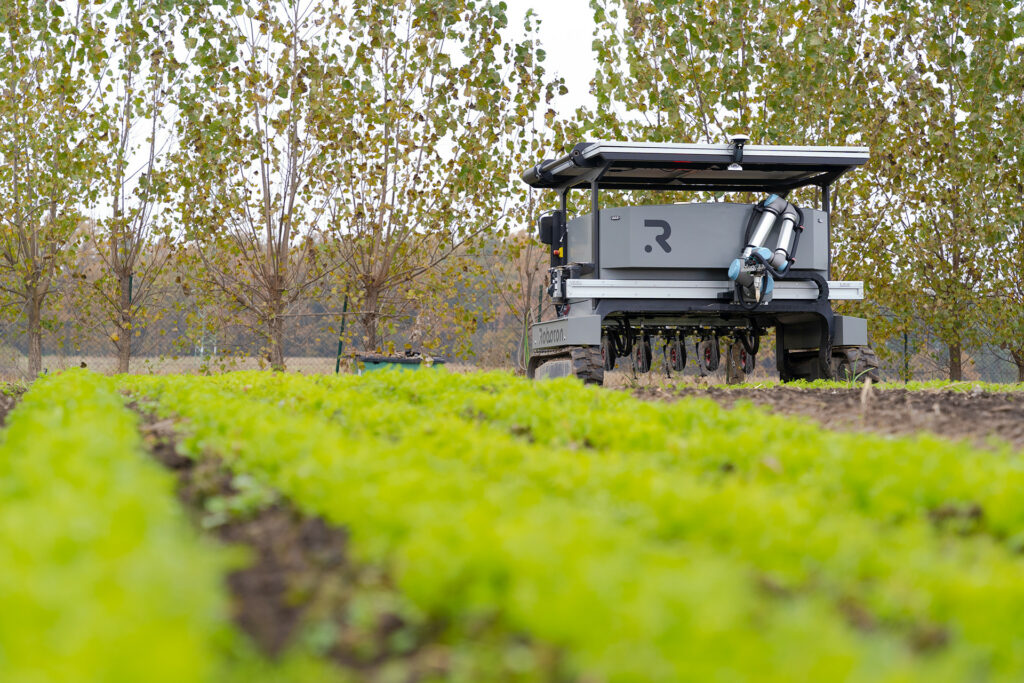 Autonomous robot from Robotontackles multiple field tasks