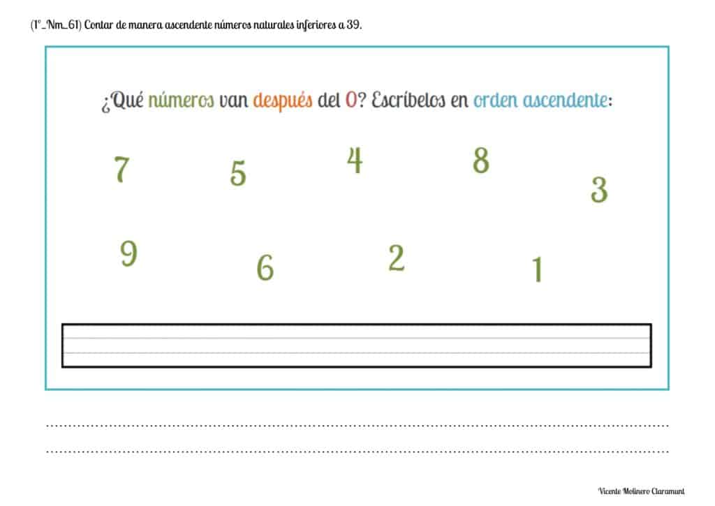 📚 Números del 30 al 40 📚 1º Educación Primaria