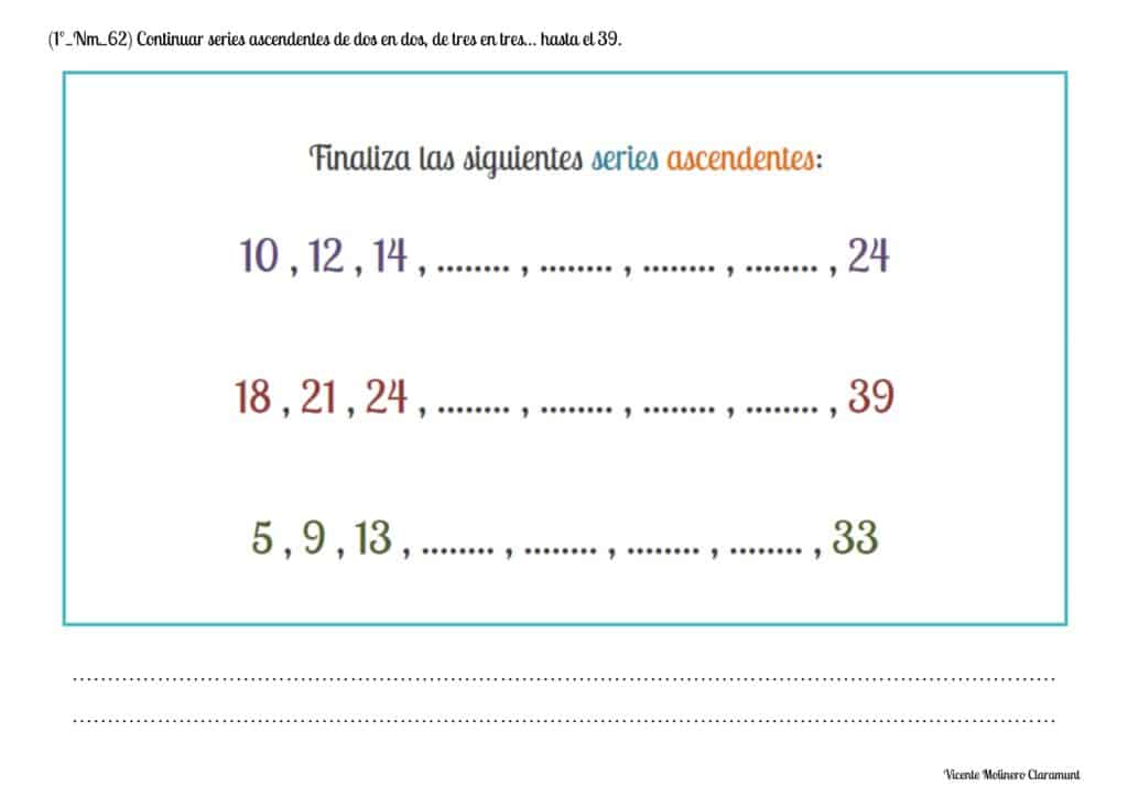 📚 Números del 30 al 40 📚 1º Educación Primaria
