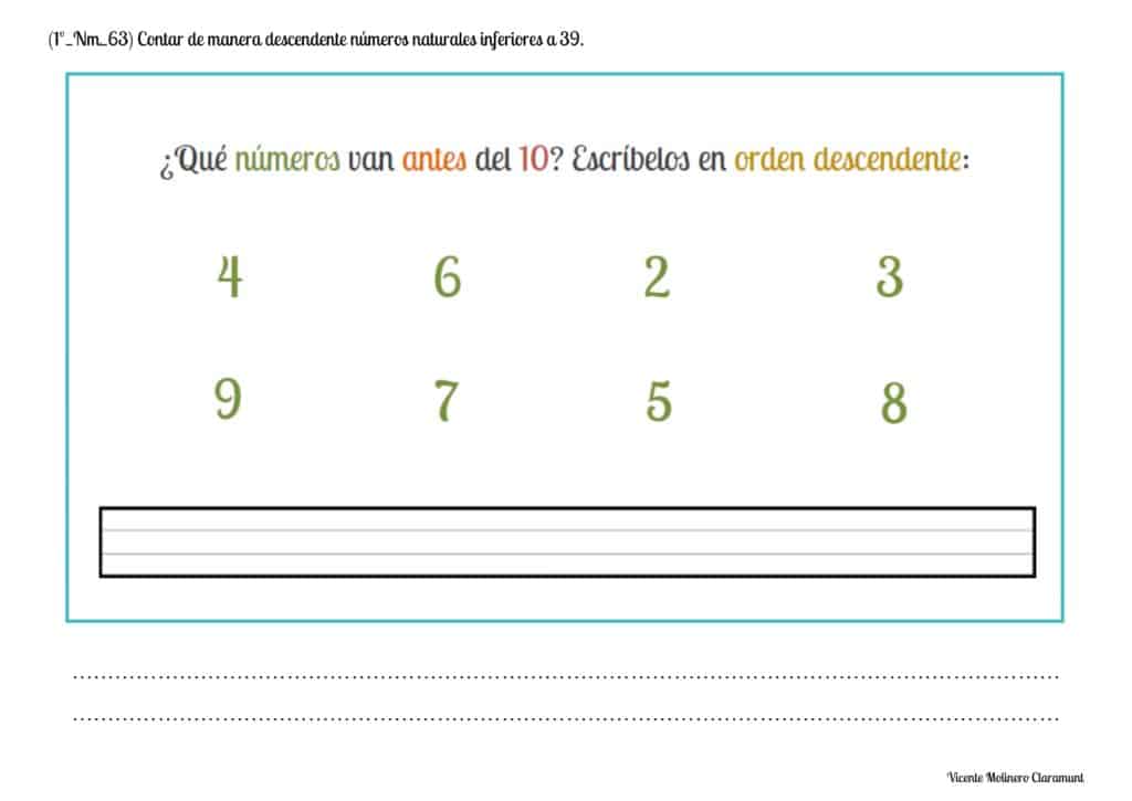 📚 Números del 30 al 40 📚 1º Educación Primaria