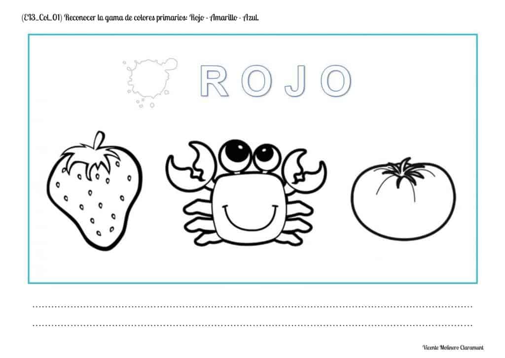 🧑‍🏫 Aprender Colores 🧑‍🏫 Fichas Infantil 3 PDF 2025
