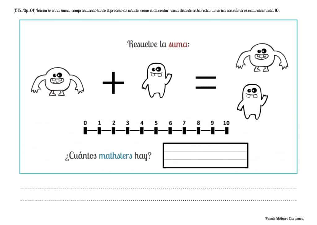 📚 Aprender a Sumar 📚 Educación Infantil 5 años