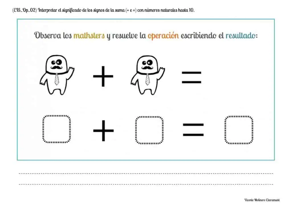 📚 Aprender a Sumar 📚 Educación Infantil 5 años