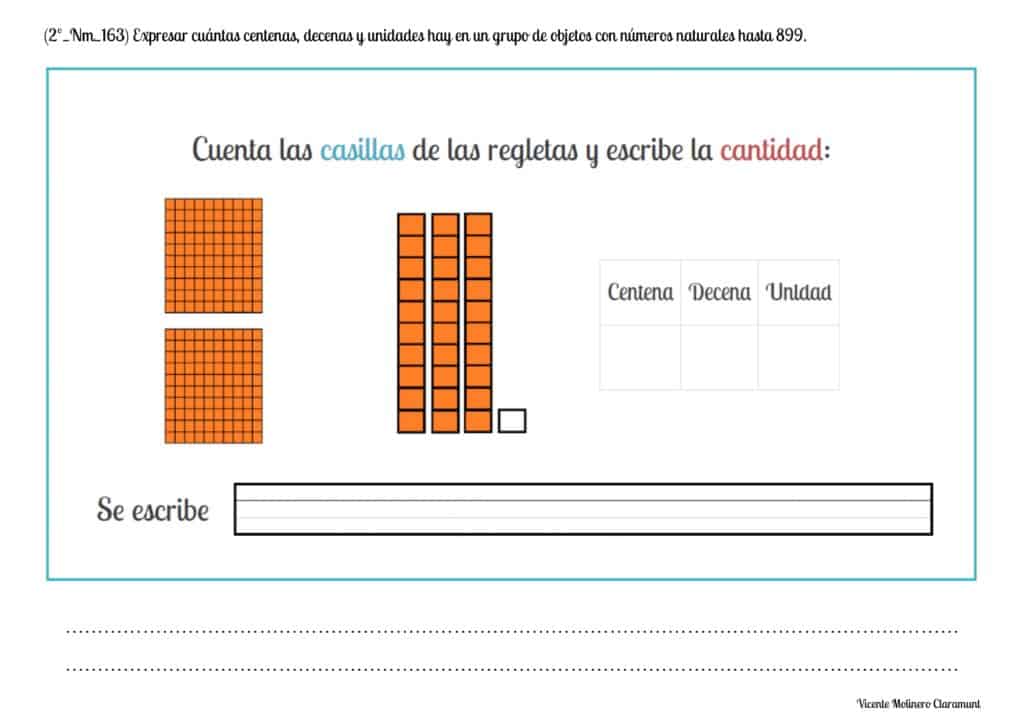 📚 Números del 800 al 900 📚 2º Educación Primaria