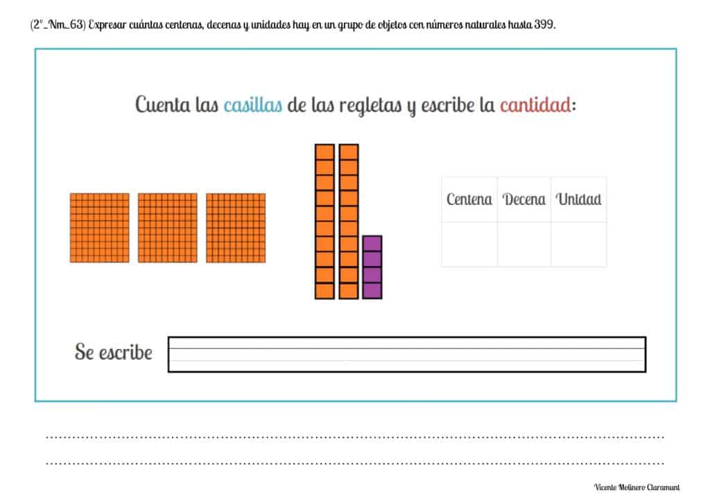 📚 Números del 300 al 400 📚 2º Educación Primaria