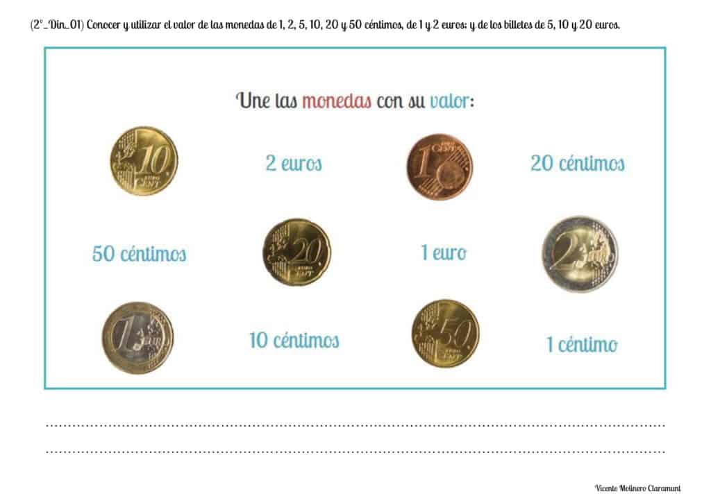 📚 Sistema Monetario 📚 2º Educación Primaria