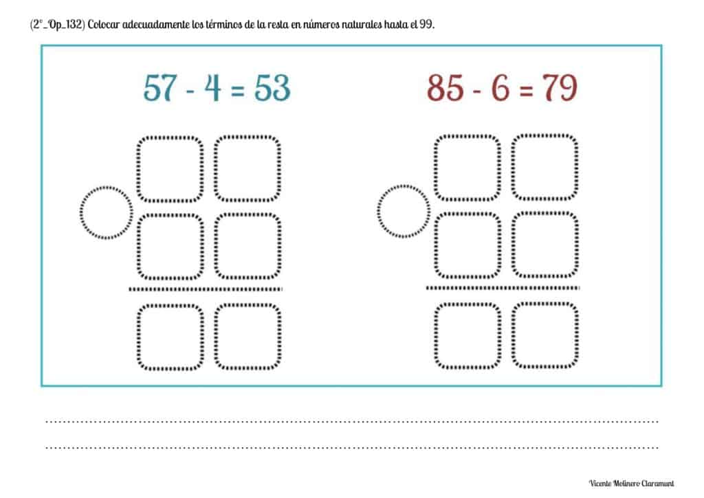 📚 Restar del 0 al 100 📚 2º Educación Primaria
