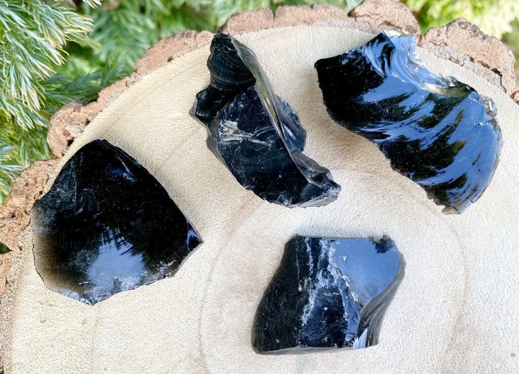 Obsidian Rough | Spiral Crystals UK
