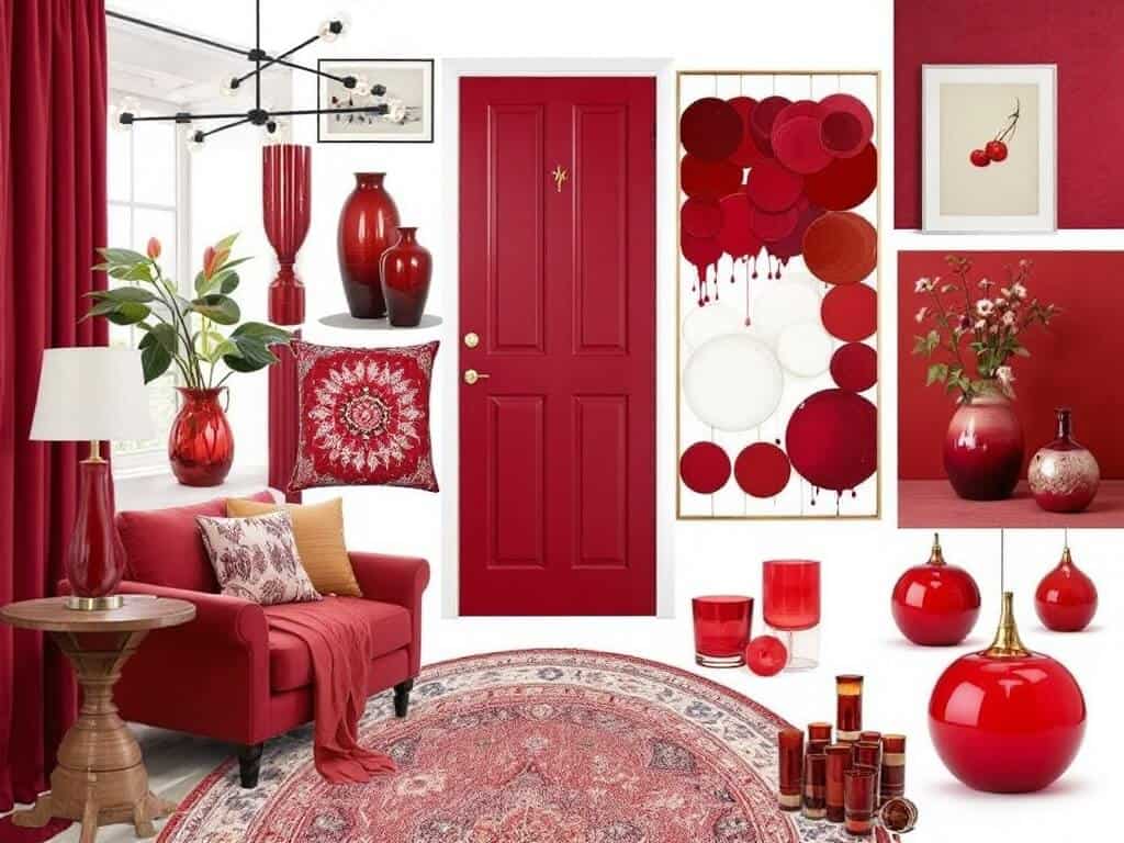 Cherry Color Home Decor 2025
