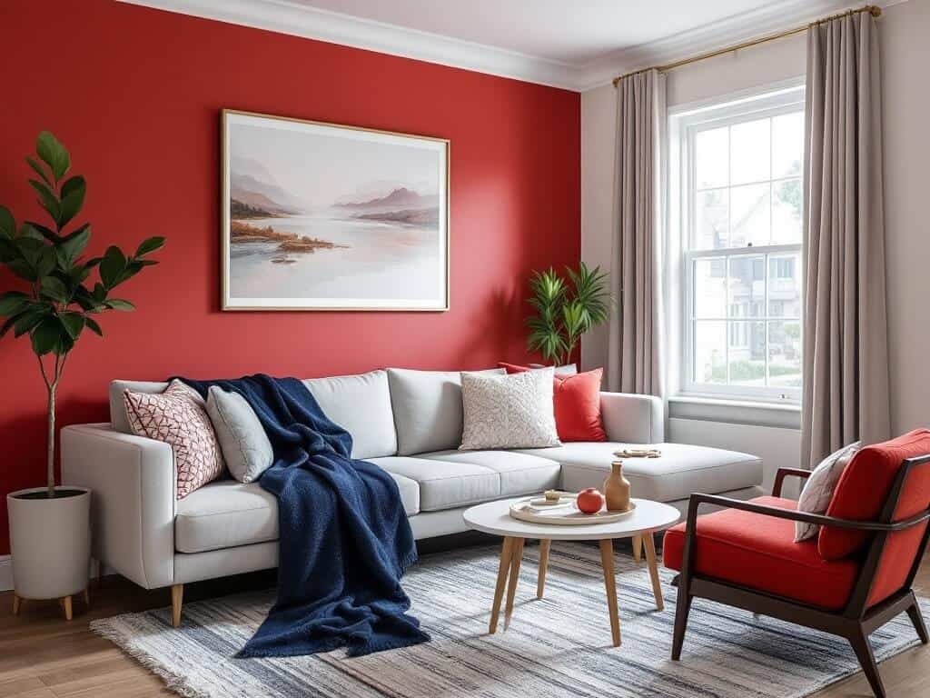 Crimson Interiors: Adding Bold Color to Your Home - Home In The Pastures