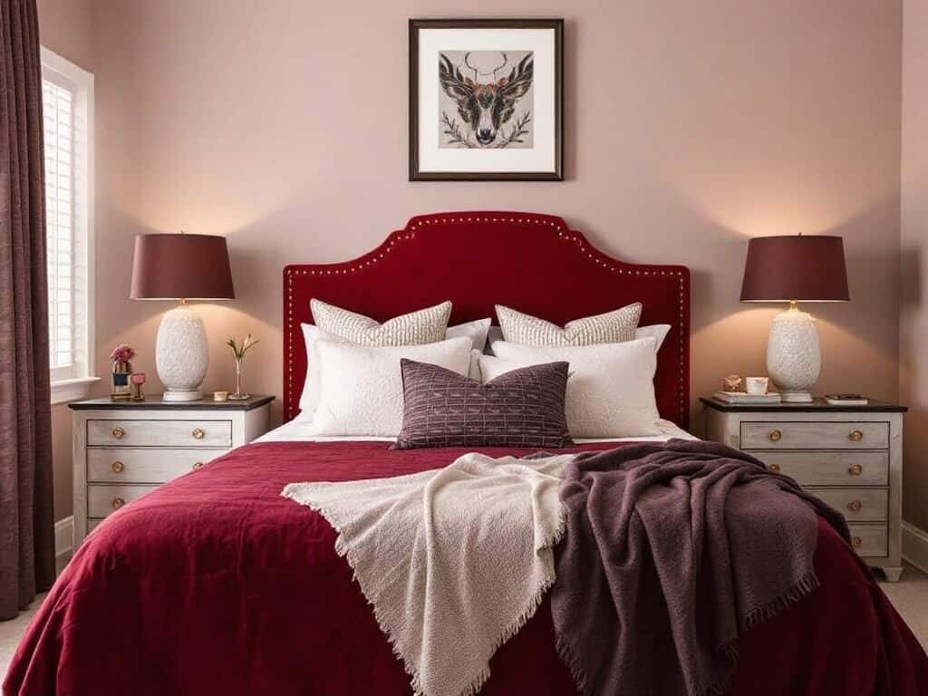 Crimson Interiors: Adding Bold Color to Your Home - Home In The Pastures
