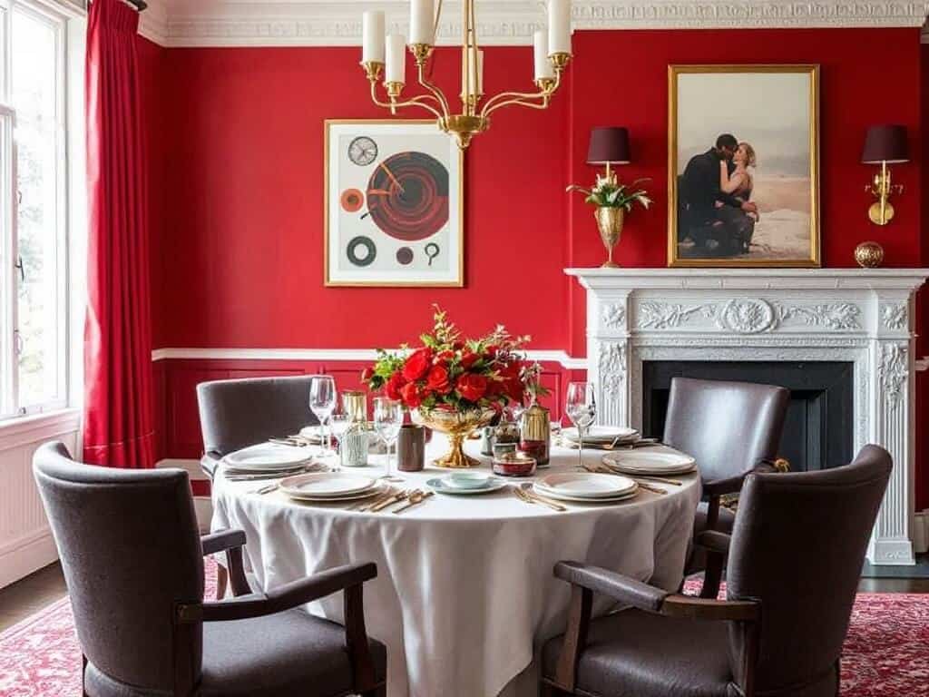 Crimson Interiors: Adding Bold Color to Your Home - Home In The Pastures