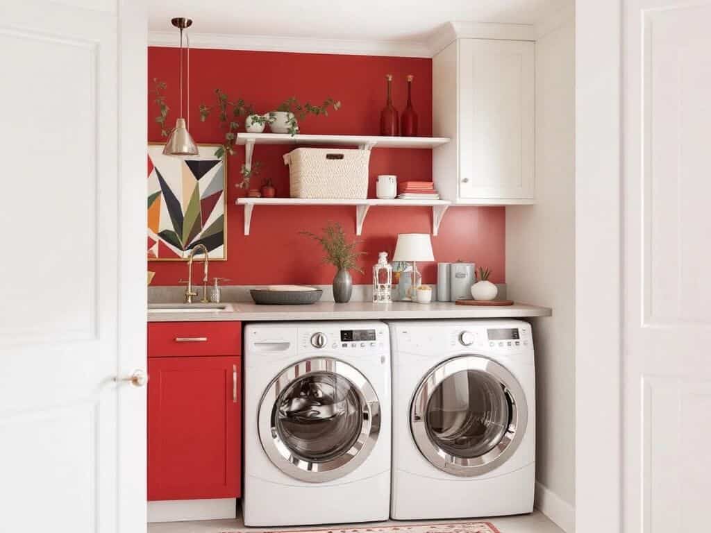 Crimson Interiors: Adding Bold Color to Your Home - Home In The Pastures
