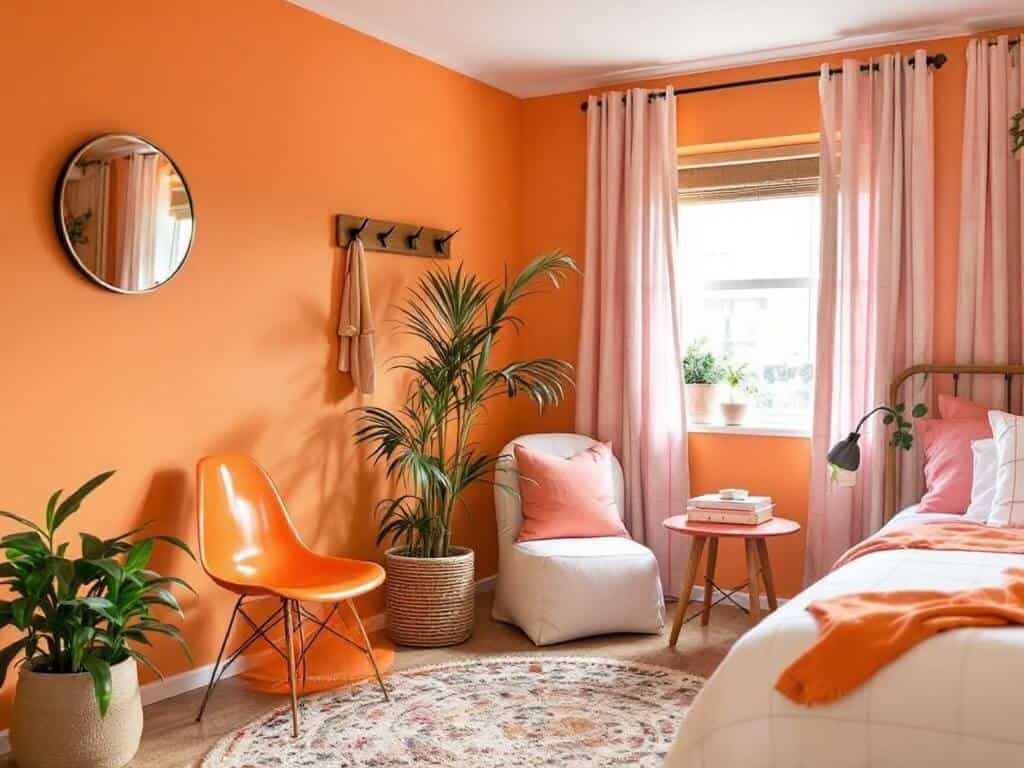 Stunning Tangerine Orange Interior Decor Ideas - Home In The Pastures