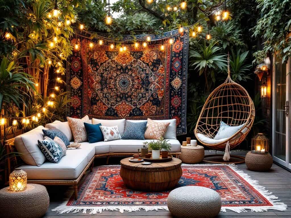 How to Create a Stunning Boho Outdoor Space - Home In The Pastures