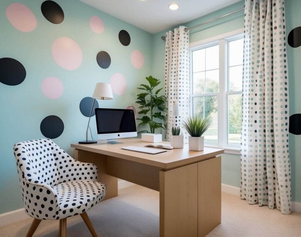 The Polka Dot Interior Design Trend - Ways To Use Dots! - Home In The ...