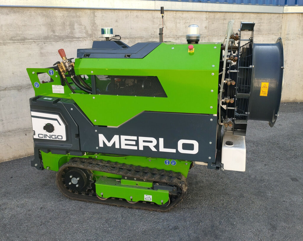 Merlo Spa unveils autonomous electric robot sprayer for specialized ...