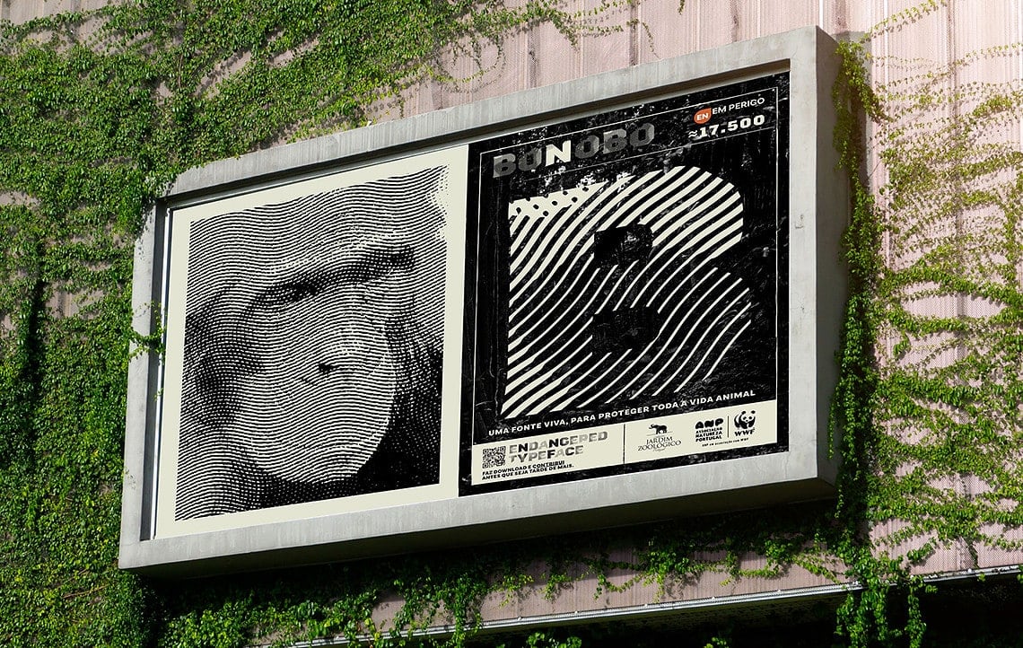 WWF – The Endangered Typeface By BAR Ogilvy – THEINSPIRATION.COM