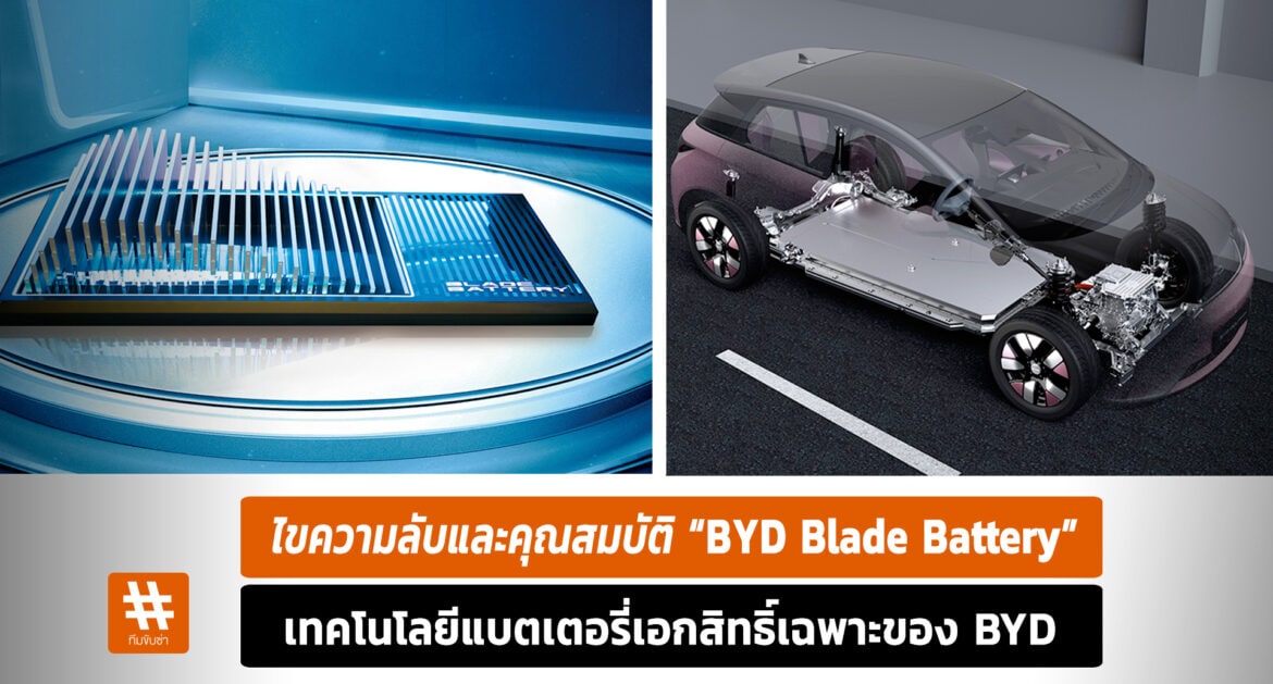 ไขความลับและคุณสมบัติ“BYD Blade Battery” เทคโนโลยีแบตเตอรี่เอกสิทธิ์ ...