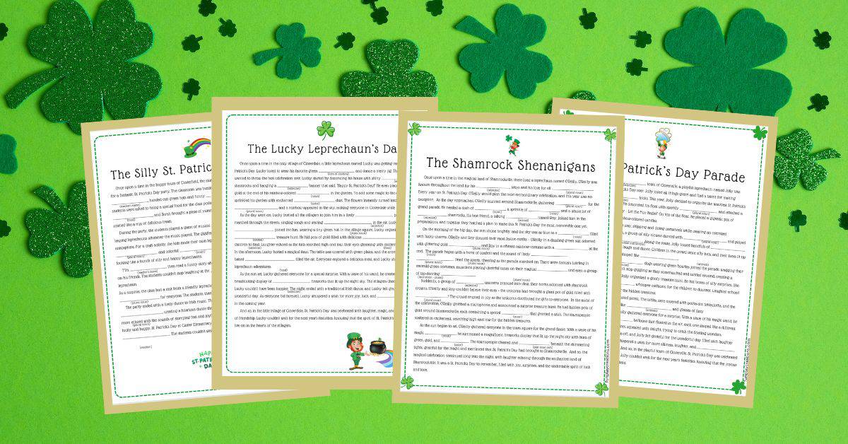 Fun St. Patrick's Day Mad Libs