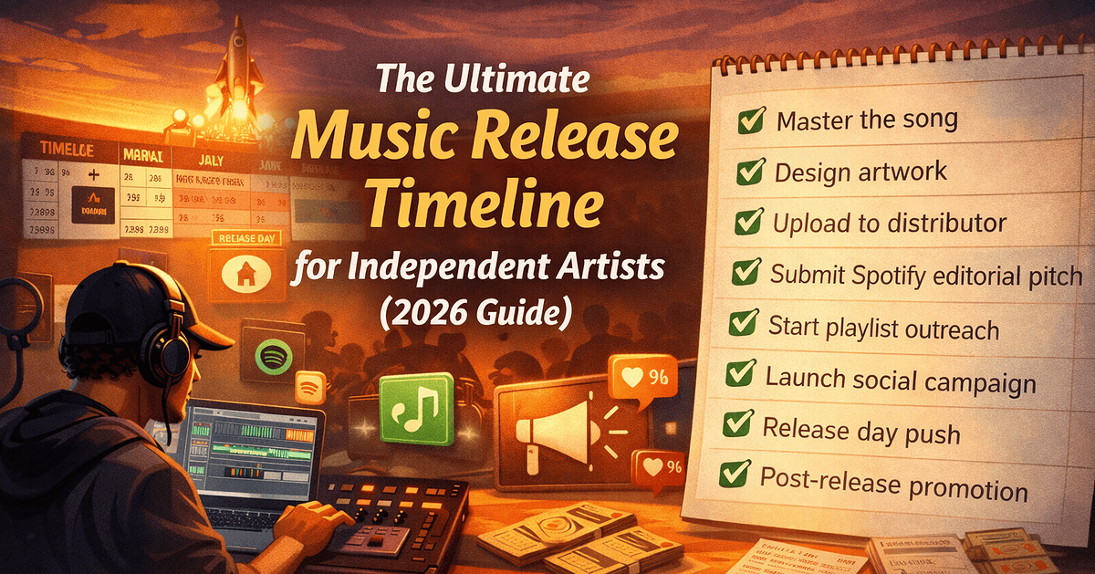 The ultimate 8-week music release timeline for independent artists in ...