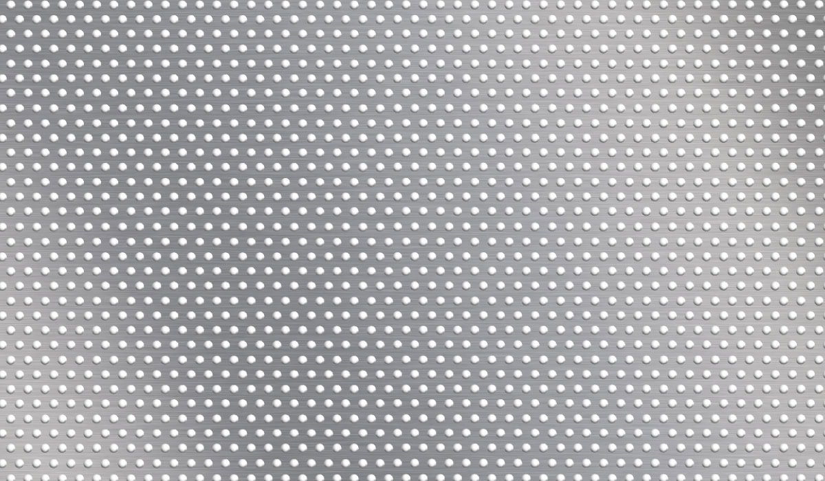 Perforated Stainless Steel Texture Seamless High Resolution Concept